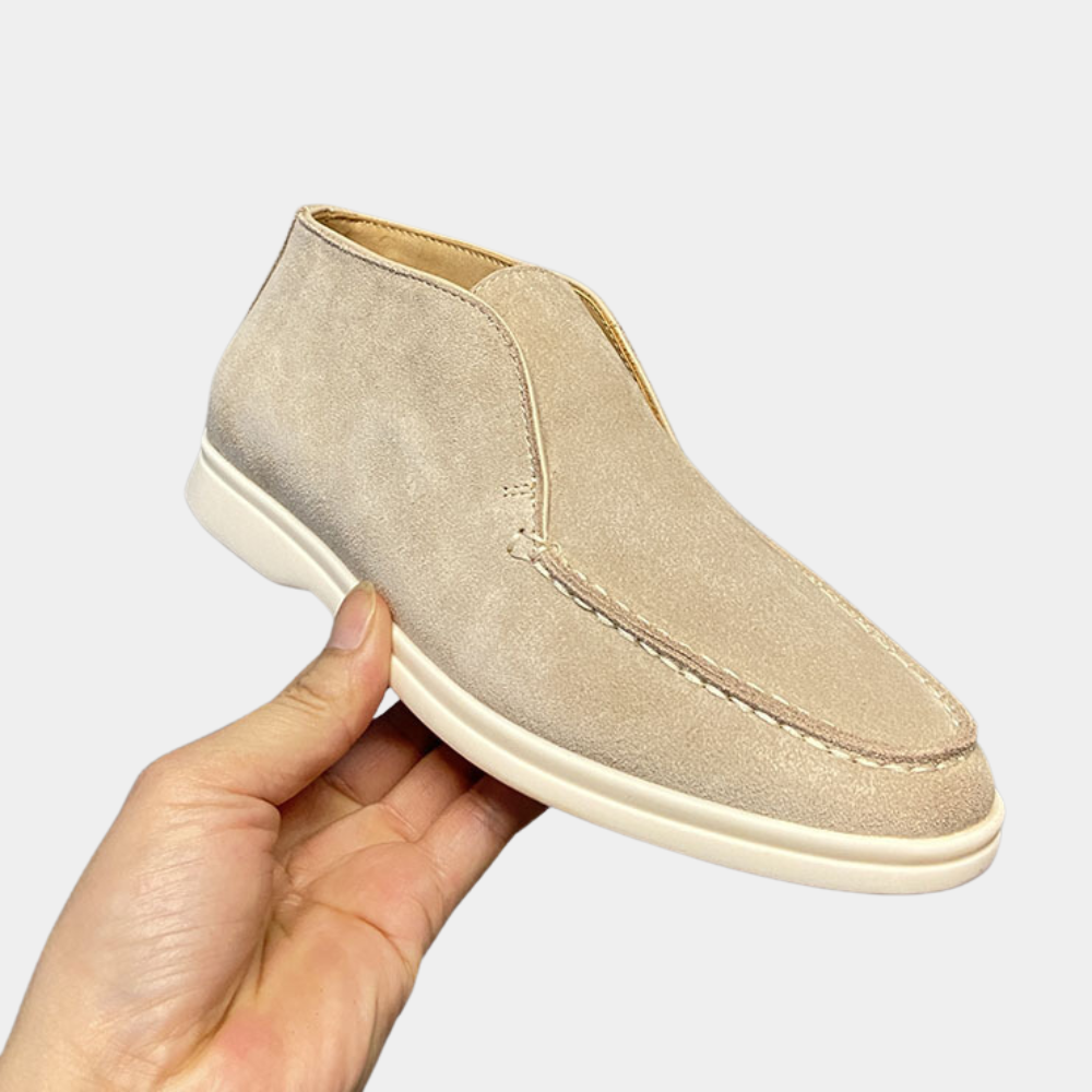 Men's Suede Loafers - Comfortable Slip-On – Cedar Leafs